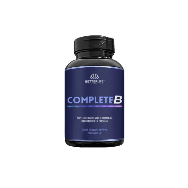 Complete B (complexo B) 30 Cápsulas – Betterlife®️